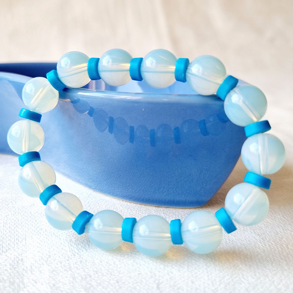 Opalito ir turkio apyrankė - akmenukai.eu