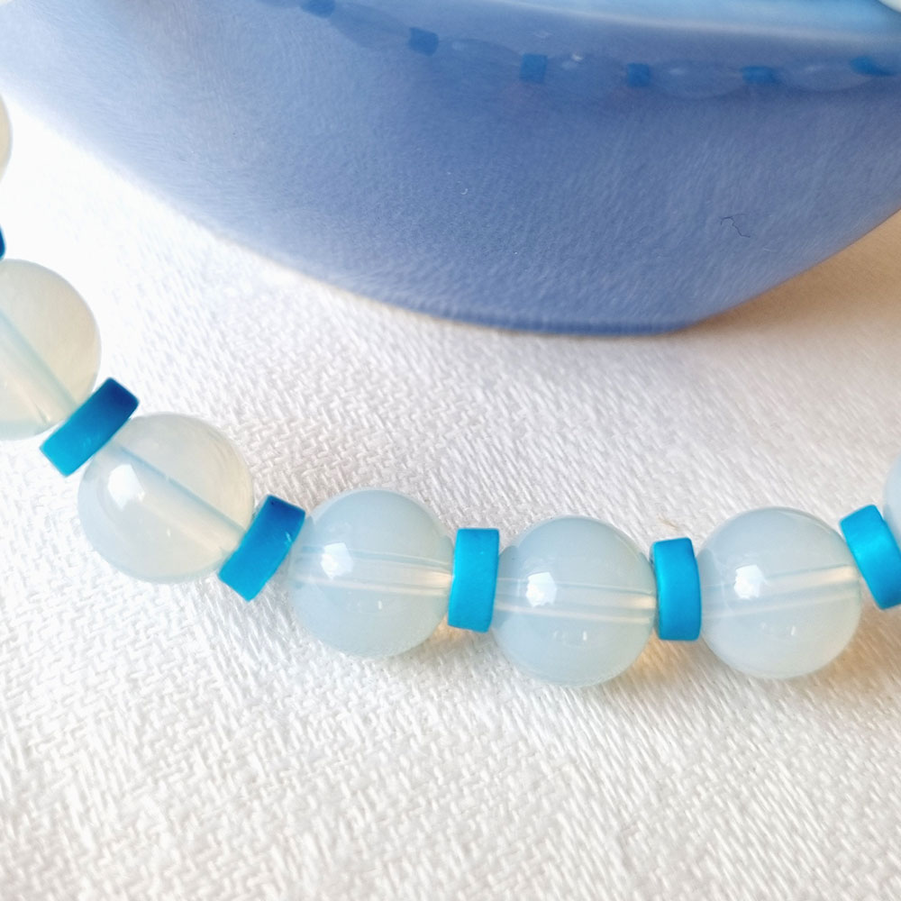 Opalito ir turkio apyrankė - akmenukai.eu