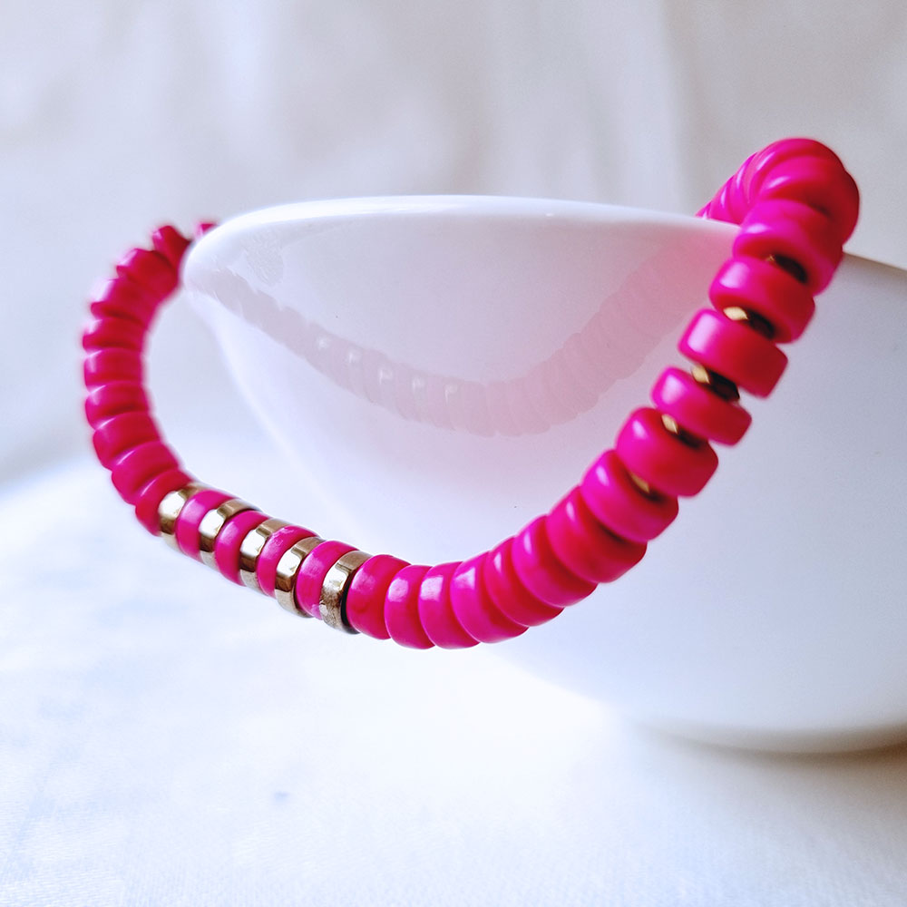 Turkio apyrankė "Fuksija" - akmenukai.eu