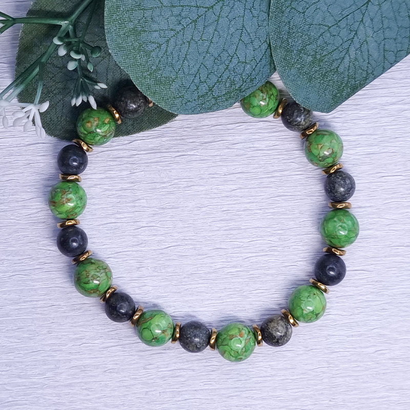 Turkio ir serpentino apyrankė - akmenukai.eu