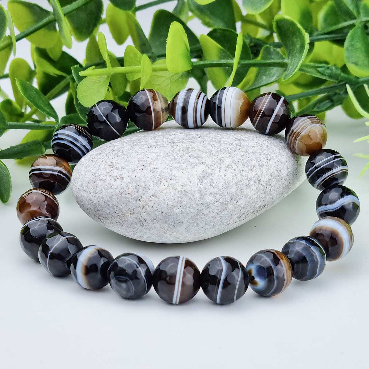 Botsvanos agato apyrankė - akmenukai.eu